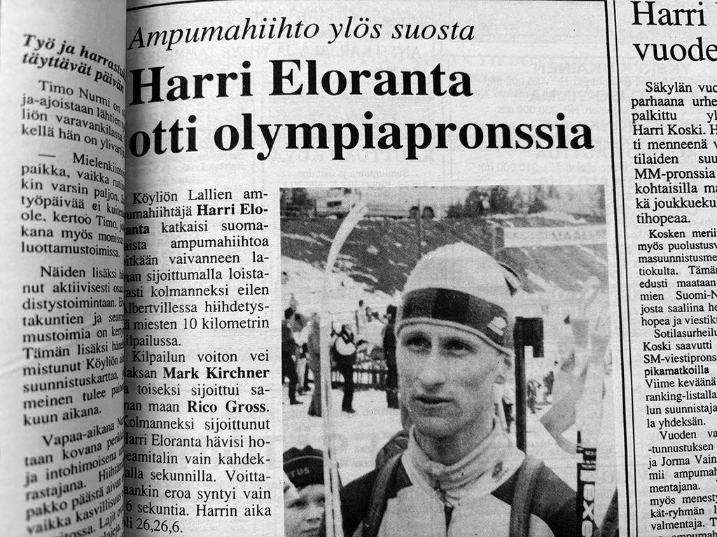 Vanhoilta sivuilta: Harri Eloranta nousi suomalaissankariksi vuoden ...
